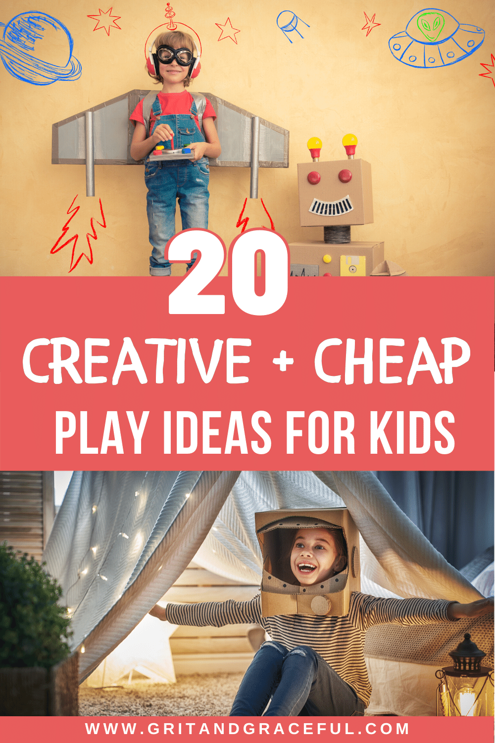 Cheap - 20 Fun and Exciting Play Ideas for Kids - Grit and Graceful