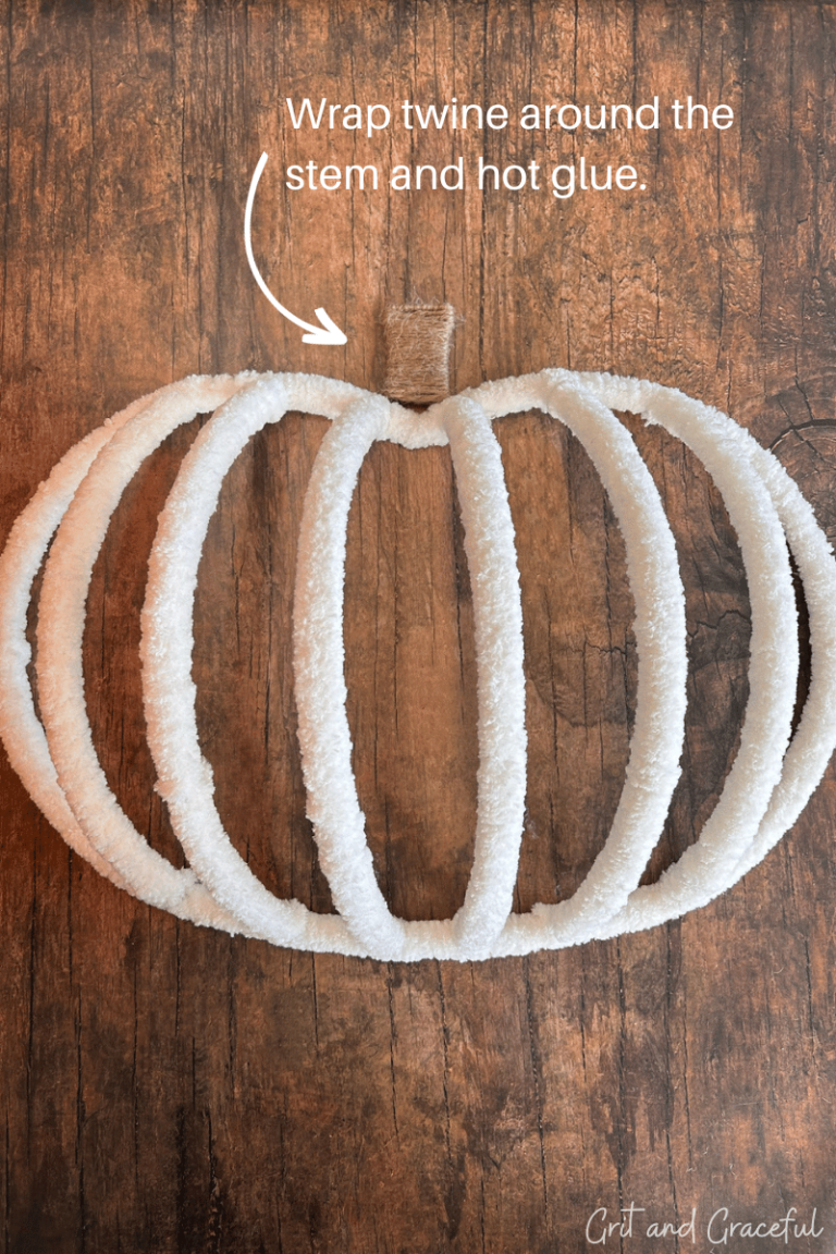 Make A Shabby Chic Dollar Tree Pumpkin Wreath DIY For Fall
